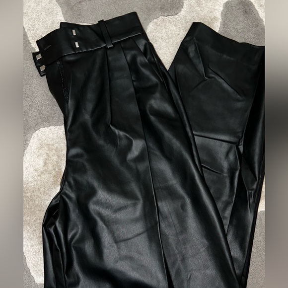 H&M | Pants & Jumpsuits | Very Cute Leather Pants | Poshmark